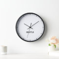 Seattle Time Zone Newsroom Style Clock | Zazzle
