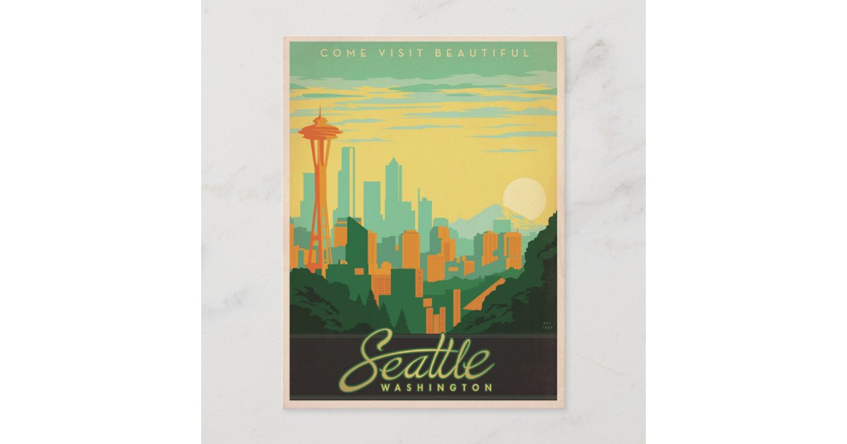 Seattle, WA Postcard | Zazzle