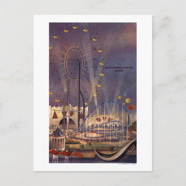 Seattle, Washington1962 World's Fair Poster Postcard | Zazzle