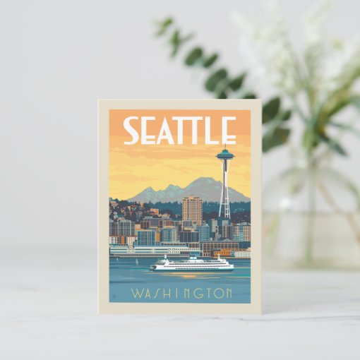 Seattle, Washington Postcard | Zazzle