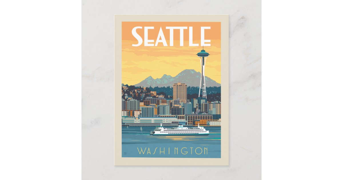 Seattle, Washington Postcard | Zazzle