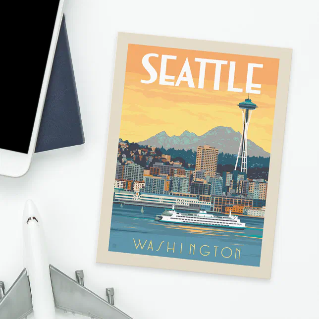 Seattle, Washington Postcard | Zazzle