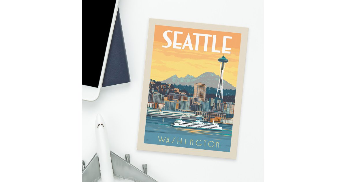 Seattle, Washington Postcard | Zazzle