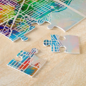 Seattle Washington Street City Map Jigsaw Puzzle | Zazzle