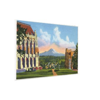 Seattle, Washington - University of Washington Canvas Print | Zazzle