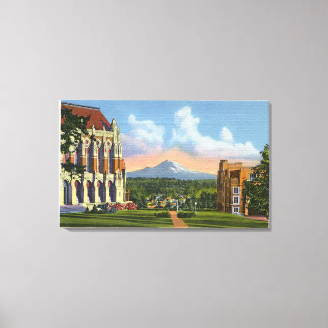 Seattle, Washington - University of Washington Canvas Print | Zazzle