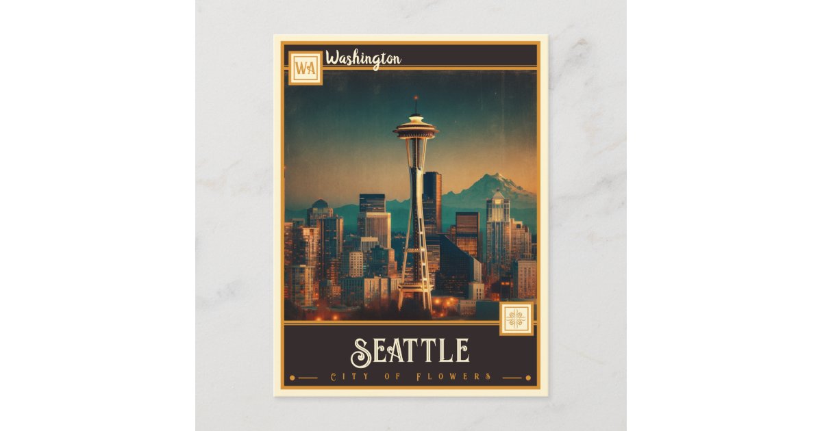 Seattle, Washington| Vintage Postcard | Zazzle