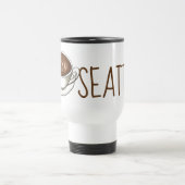 Seattle Washington WA Coffee Shop Latte Barista Travel Mug | Zazzle