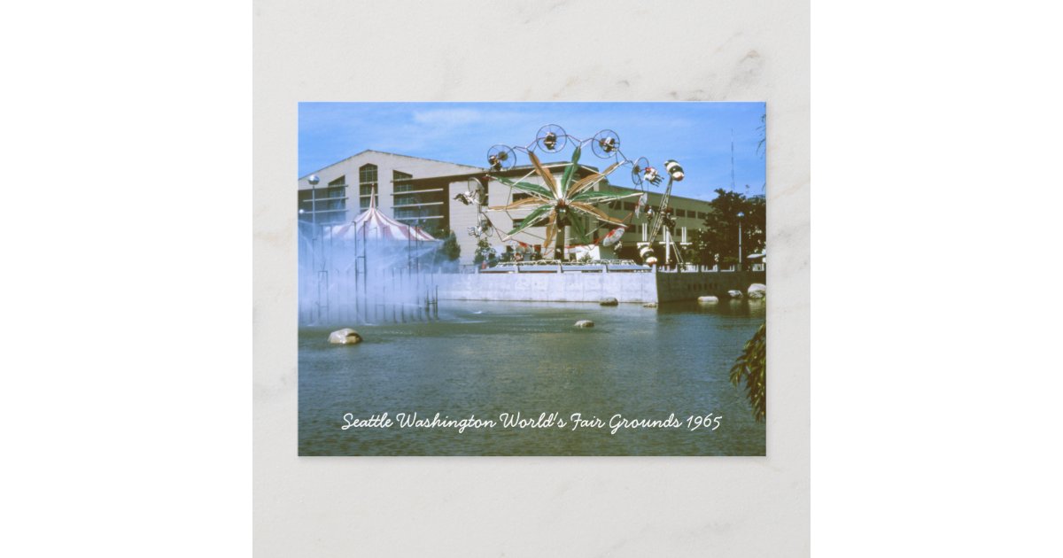 Seattle Washington World's Fair Grounds Postcard | Zazzle