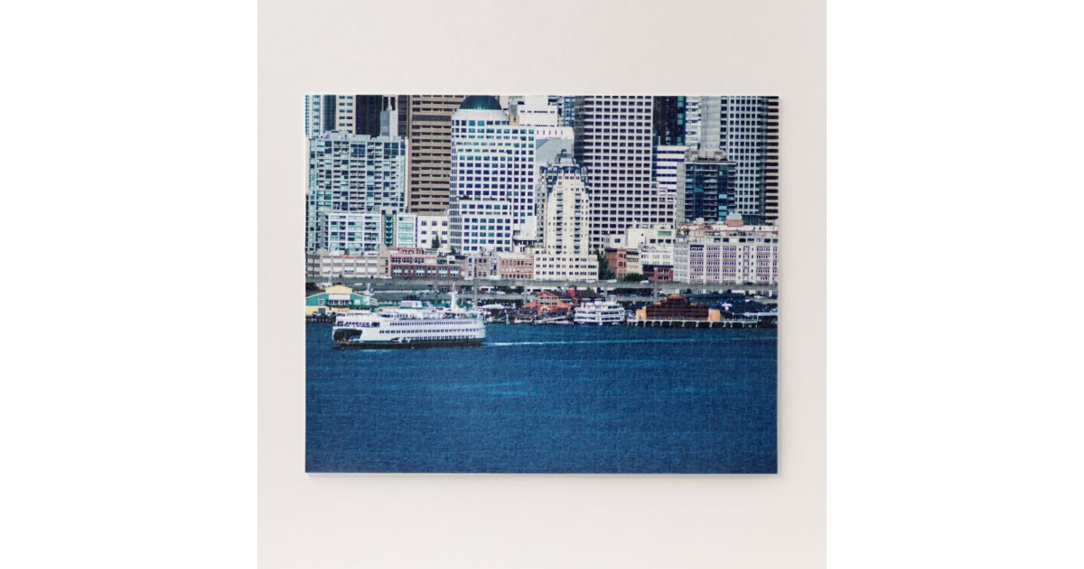 Seattle Waterfront - Large Jigsaw Puzzle | Zazzle