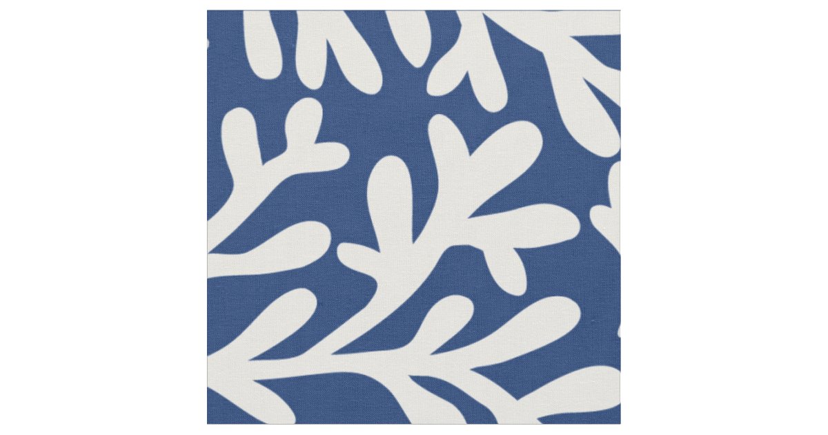 Seaweed Pattern Fabric | Zazzle