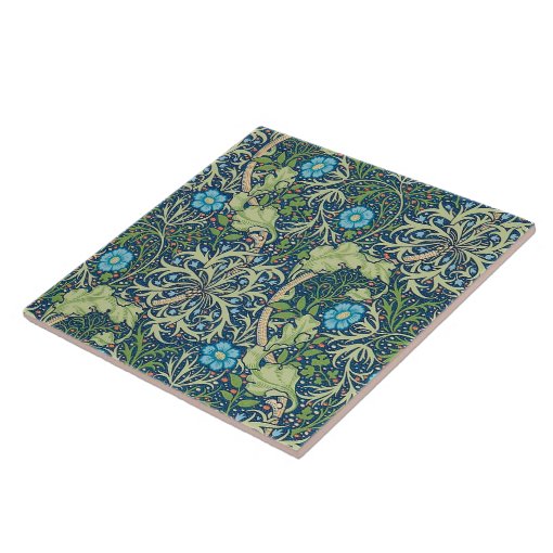 Seaweed, William Morris Ceramic Tile | Zazzle