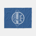 SEBAGO LAKE MAINE PERSONALIZED TOWN AND NAME FLEECE BLANKET | Zazzle