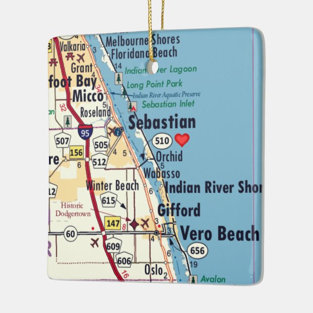 Sebastian Florida Map