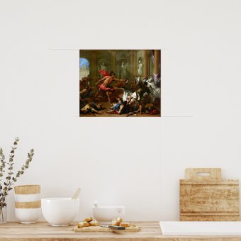 Sebastiano Ricci Perseus Confronting Phineus Poster | Zazzle