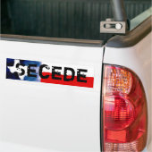 Secede Bumper Sticker | Zazzle