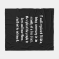 Second Amendment Blanket Black | Zazzle