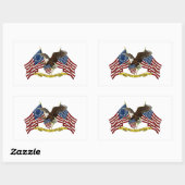 Second Amendment Liberty Eagle Rectangular Sticker | Zazzle