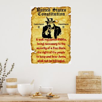 Second Amendment Poster | Zazzle