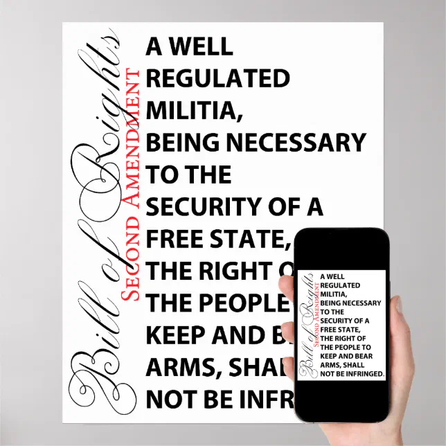 Second Amendment Poster | Zazzle