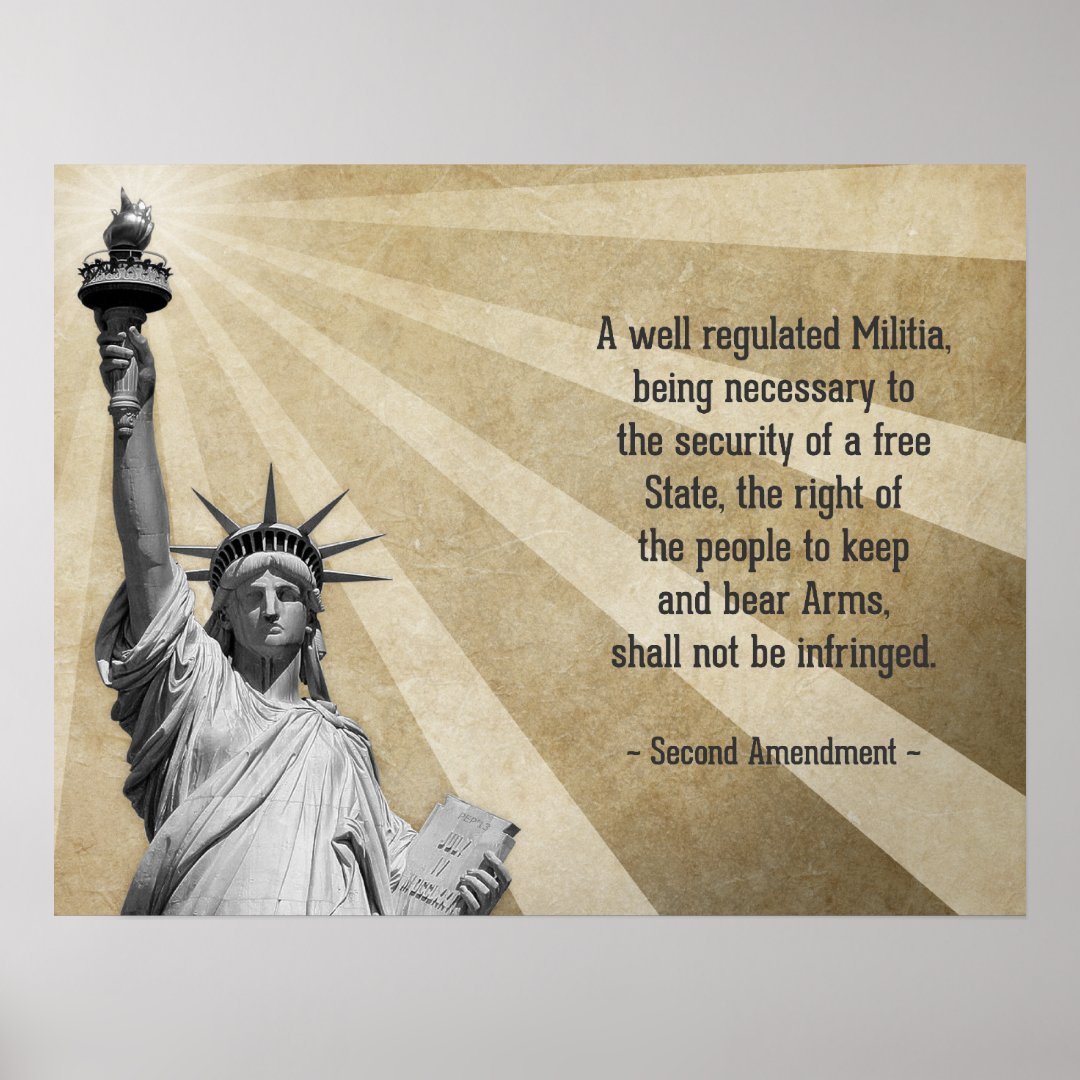 Second Amendment Poster | Zazzle