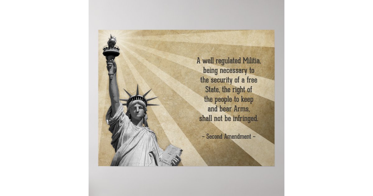Second Amendment Poster | Zazzle