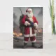 Second Amendment Santa Funny Christmas Holiday Card | Zazzle