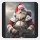 Second Amendment Santa Funny Christmas Square Sticker | Zazzle