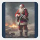 Second Amendment Santa Funny Christmas Square Sticker | Zazzle