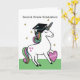 Second Grade Graduation Congratulations Unicorn Card | Zazzle