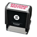 Second Notice for invoice or billing Self-inking Stamp | Zazzle