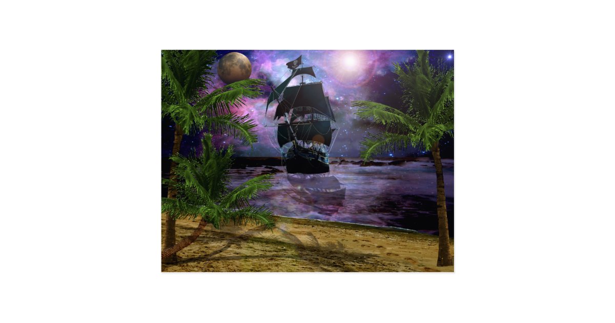 Second star to the right. postcard | Zazzle.com