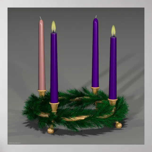 Second Week of Advent Poster | Zazzle