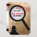 Secret Agent Birthday Party Invitations | Zazzle
