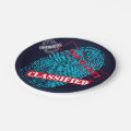 Secret agent Detective Spy Mystery Party Paper Plates | Zazzle