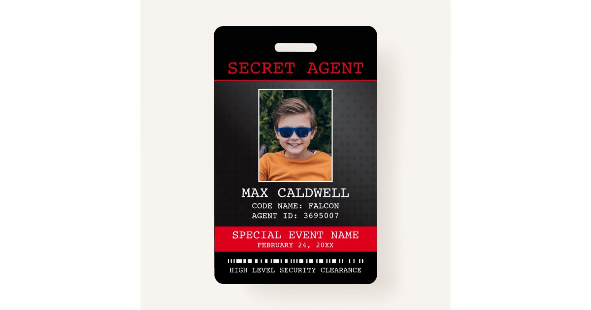 Secret Agent Spy Badge | Zazzle