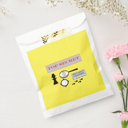 "Secret Agent/Spy" Party Favor Bags | Zazzle