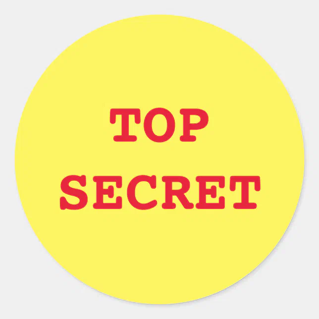 "Secret Agent/Spy" Stickers | Zazzle