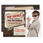 Top Secret Agent Mission Surprise Party Invitation | Zazzle.com
