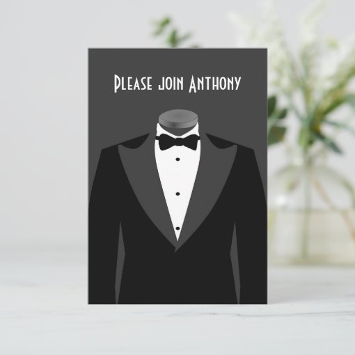 Secret Agent Themed Birthday Party Invitation | Zazzle