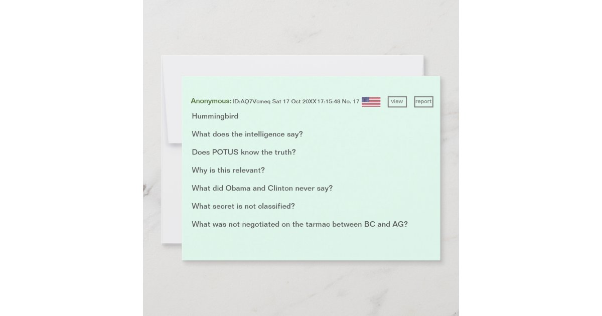 Secret Code Birthday Card ️♂️ Funny Conspiracy | Zazzle