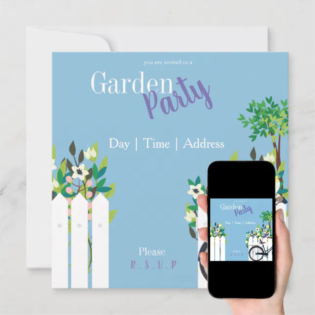 Secret Garden | Garden Party Invitations | Zazzle
