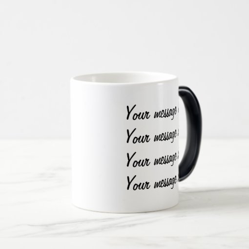 Secret Message morphing mug template | Zazzle