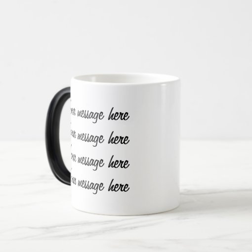 Secret Message morphing mug template | Zazzle