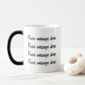 Secret Message morphing mug template | Zazzle