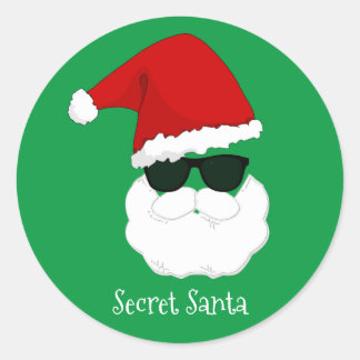 Secret Santa Stickers | Zazzle