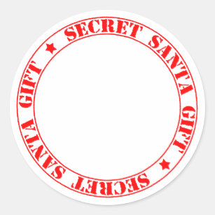 Secret Santa Stickers - 100% Satisfaction Guaranteed | Zazzle