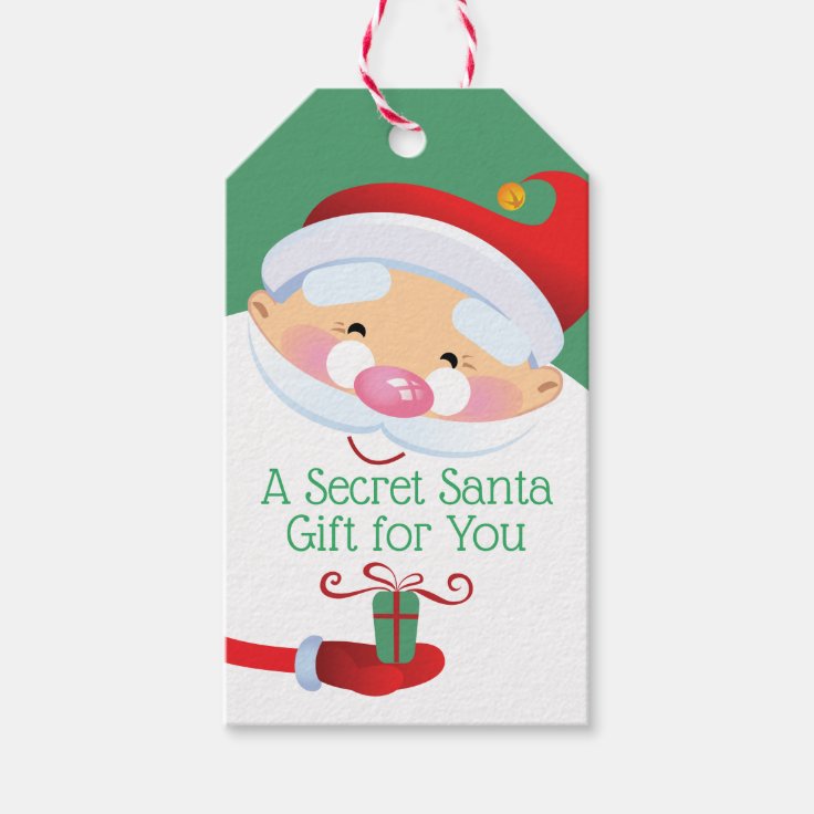 Secret Santa Gift Tag | Zazzle