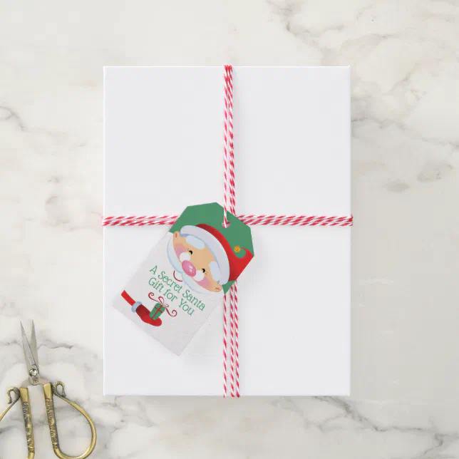 Secret Santa Gift Tag | Zazzle