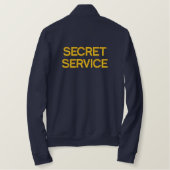Secret Service Embroidered Jacket | Zazzle
